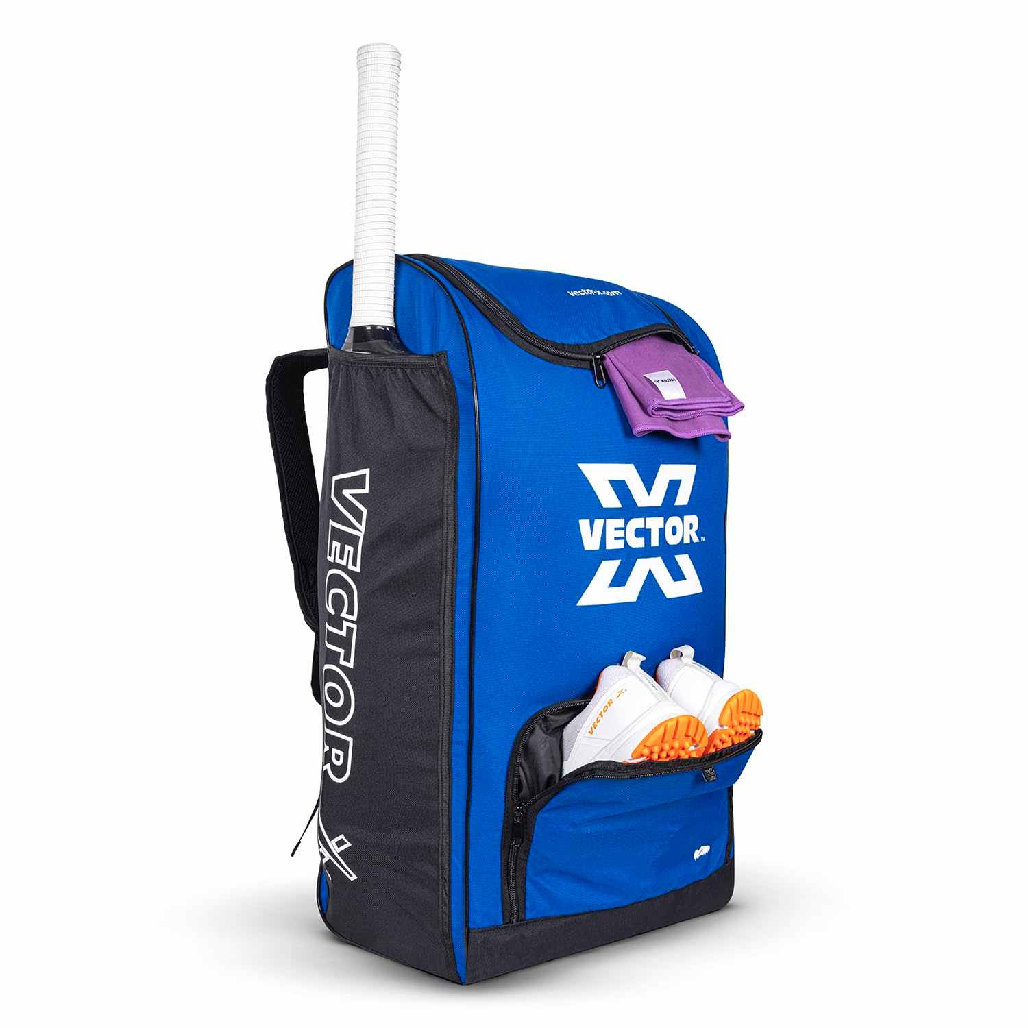 Vector X Greenfield 60 LTR. PU Polyester Cricket Backpack Senior Kit B
